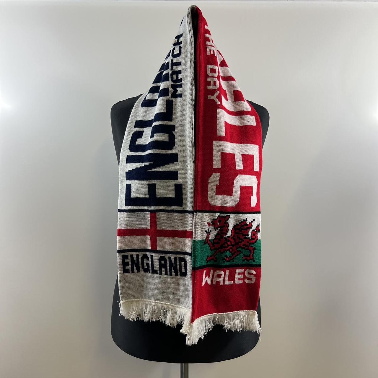 England V Wales 2004 Football Scarf B491 Excellent... - Depop