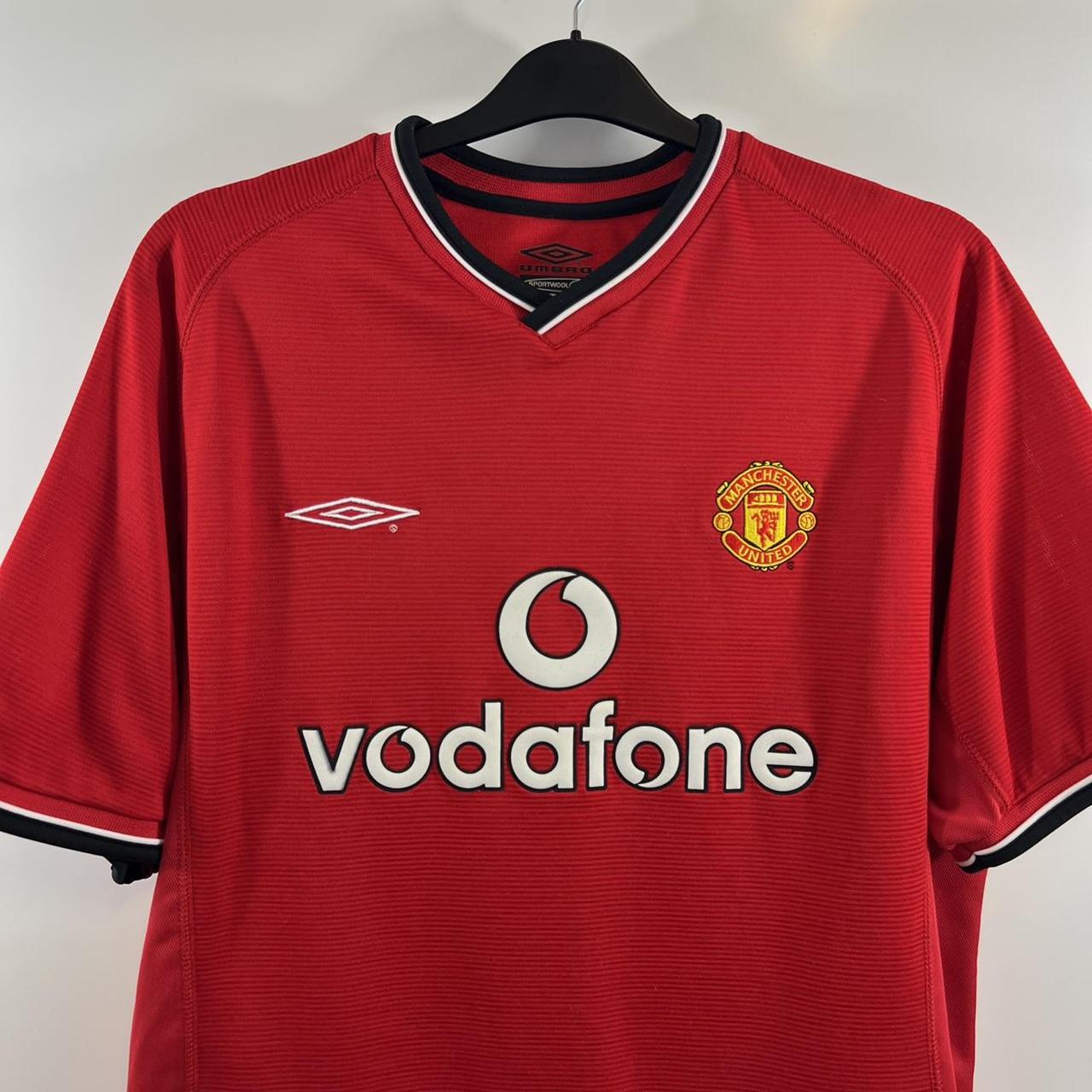 Umbro Men's Red T-shirt | Depop