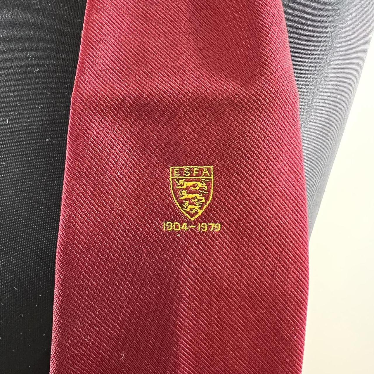 England School Boys 75th Anniversary Football Tie... - Depop