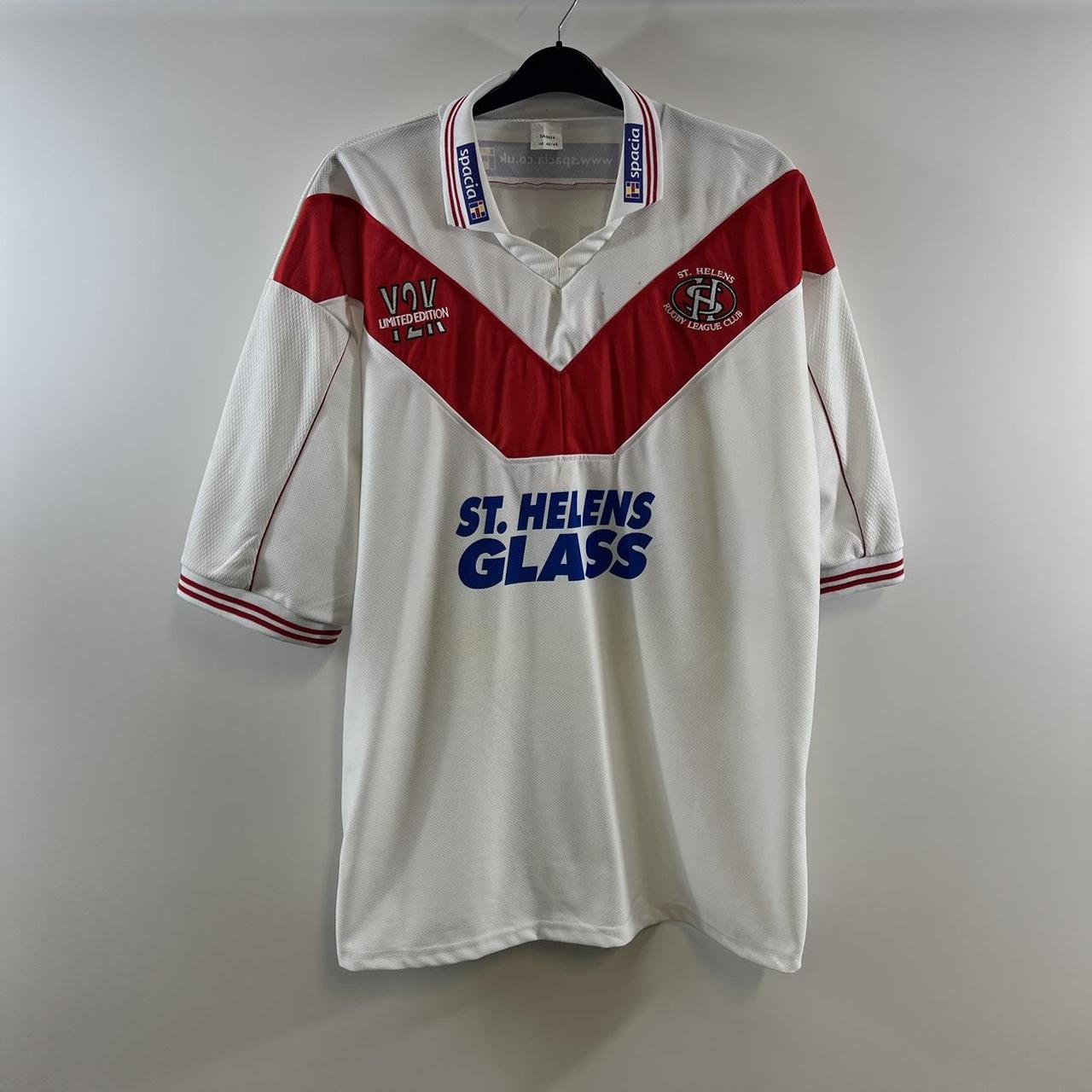 St Helens Home Rugby Shirt 2000/01 Adults XL Y2K... - Depop