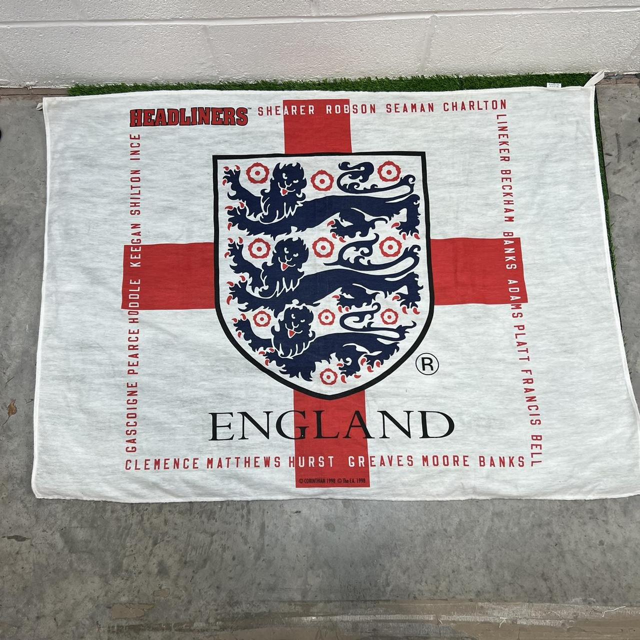 England Corinthians Headliners 1998 Football Flag... - Depop