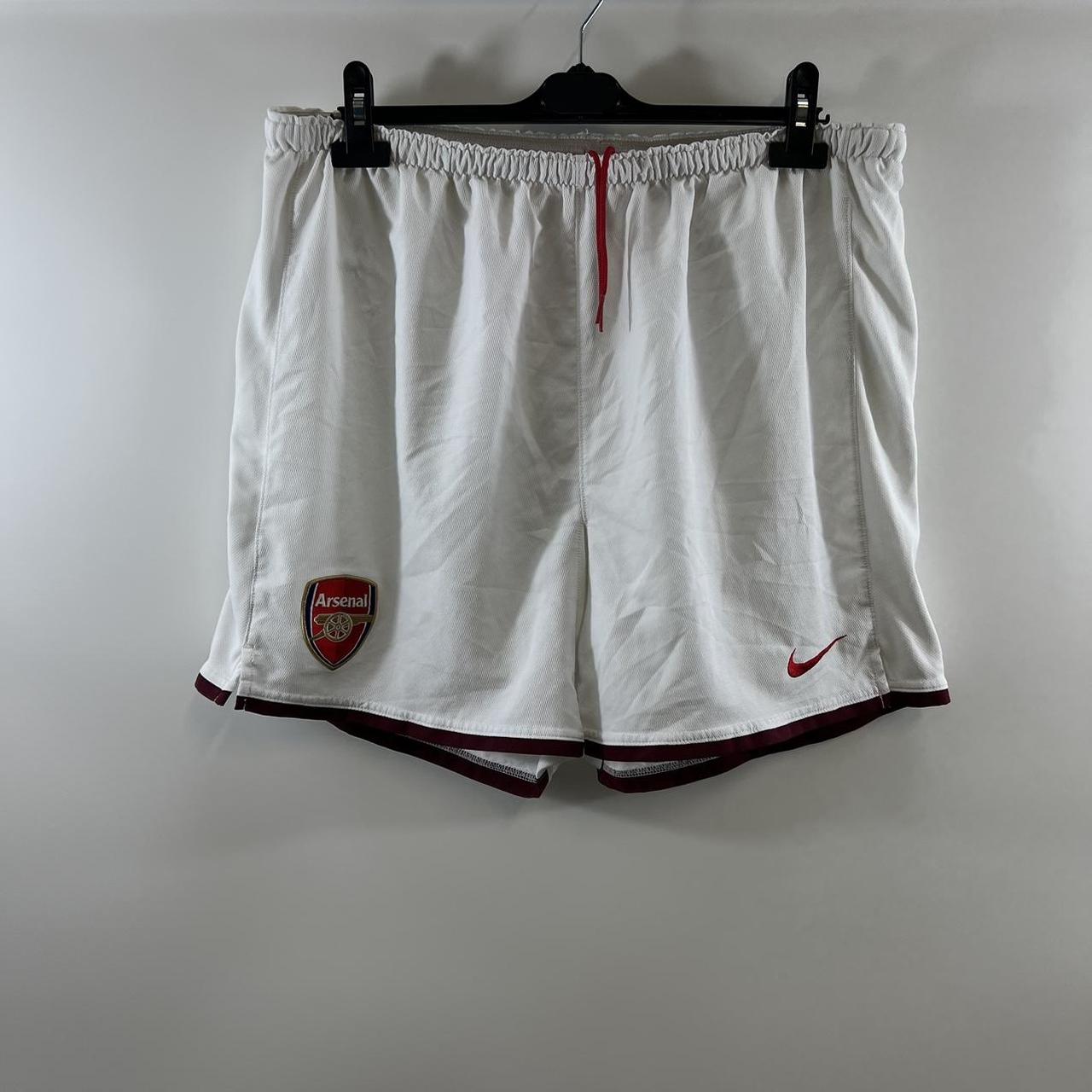 Arsenal Home Football Shorts 2008/10 Adults XL Nike... - Depop