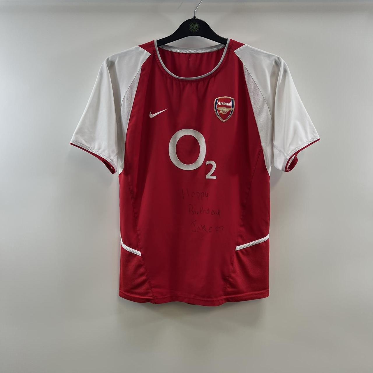Arsenal Home Football Shirt 2002/04 Adults XS Nike... - Depop