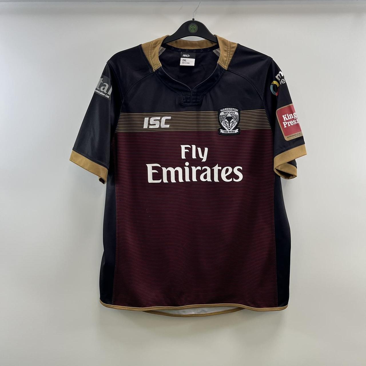 Warrington Wolves Away Rugby Shirt 2017/18 Adults... - Depop