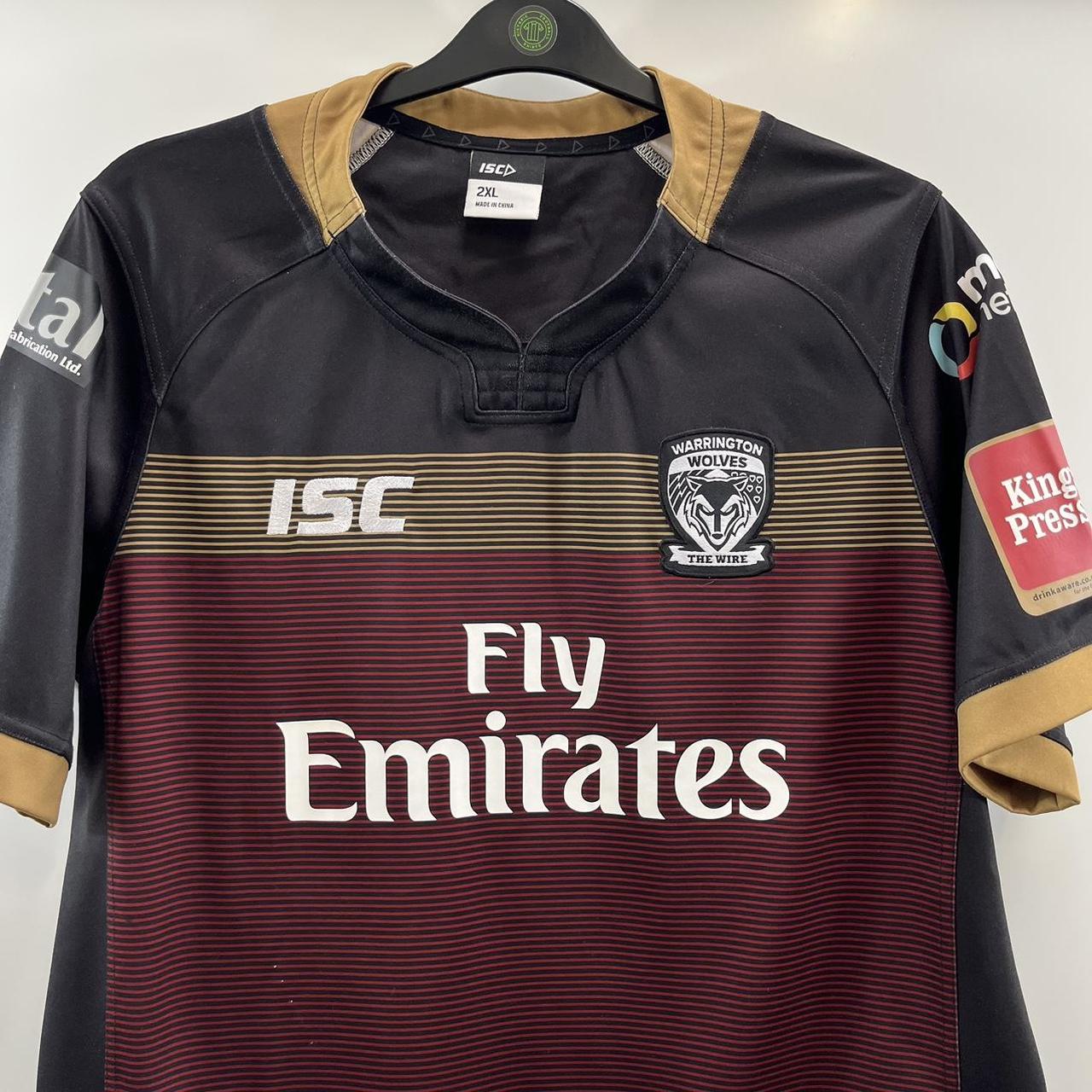 Warrington Wolves Away Rugby Shirt 2017/18 Adults... - Depop