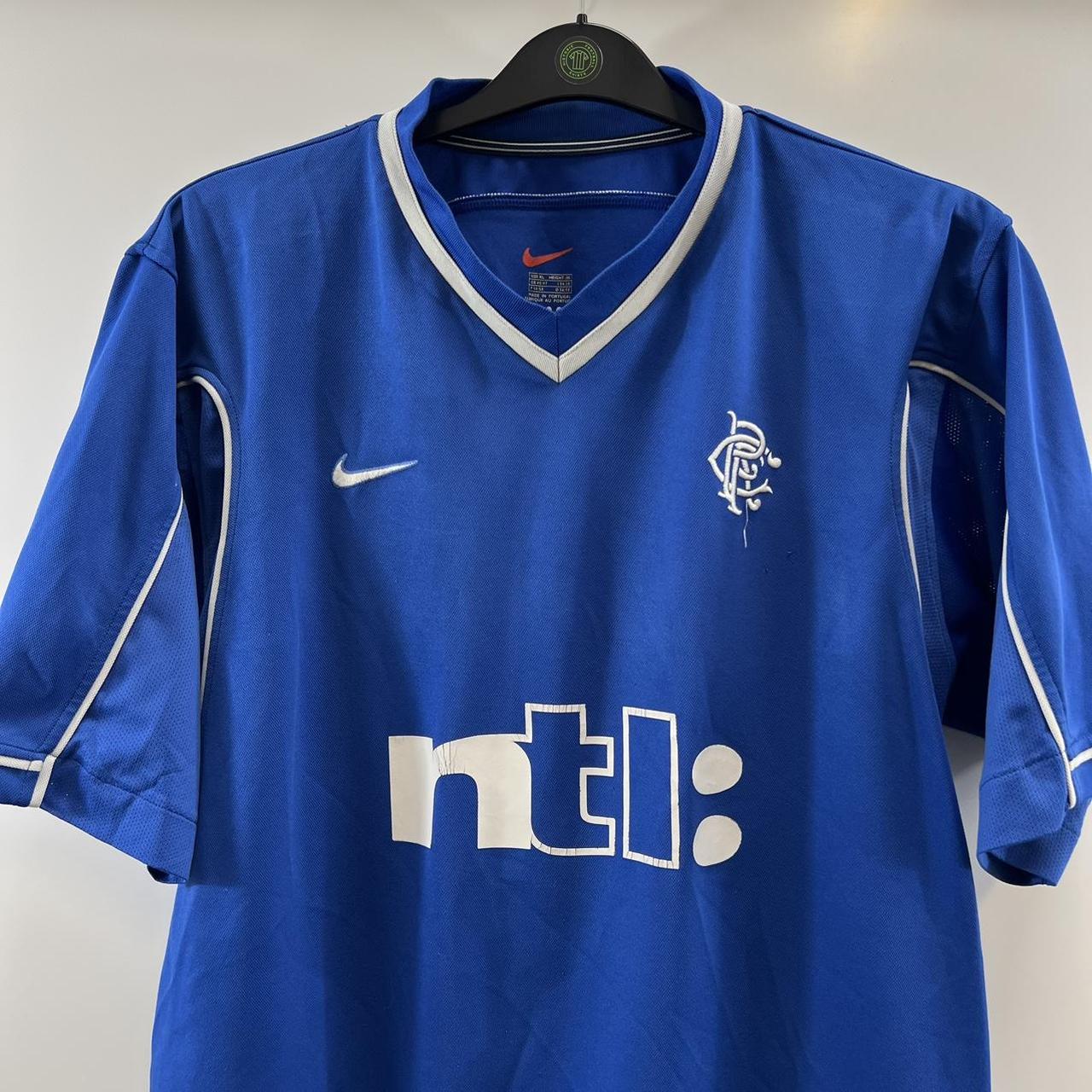 Rangers Home Football Shirt 1999/01 Adults XL Nike... - Depop