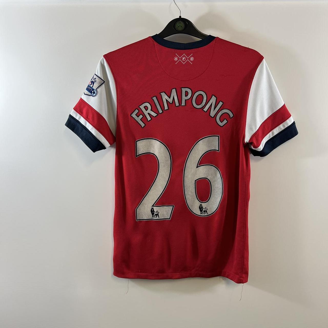 Arsenal Frimpong 26 Home Football Shirt 2012/14... - Depop