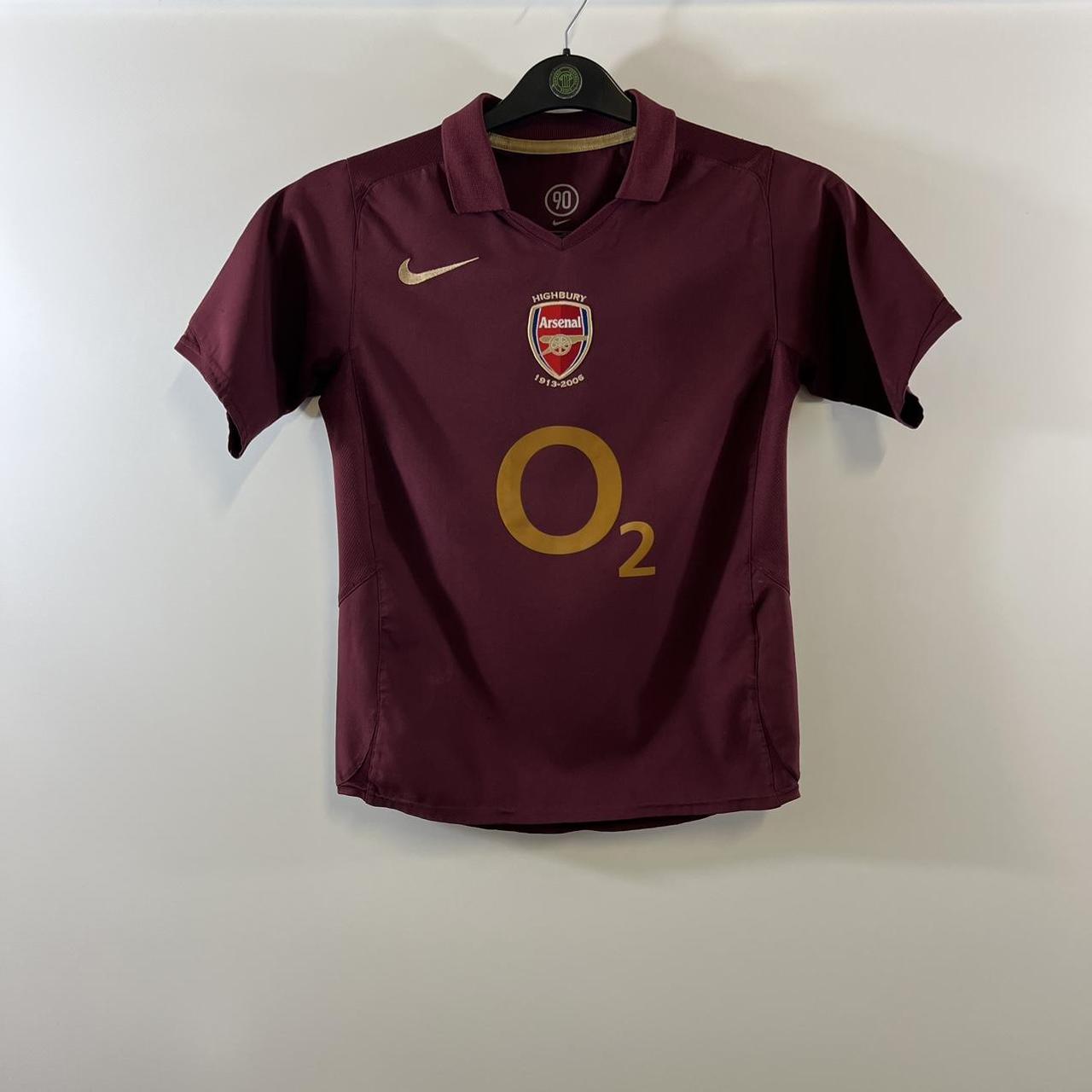 Arsenal Home Football Shirt 2005/06 Children’s 10/12... - Depop