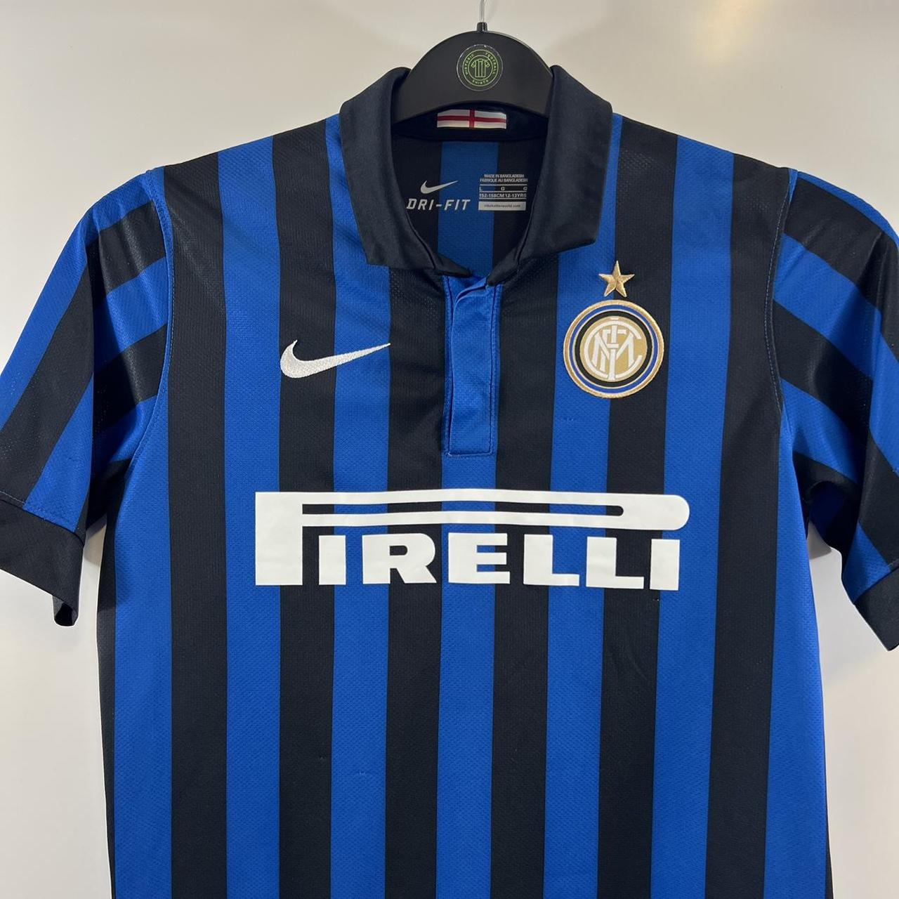 Inter Milan Sneijder 10 Home Football Shirt 2011/12... - Depop