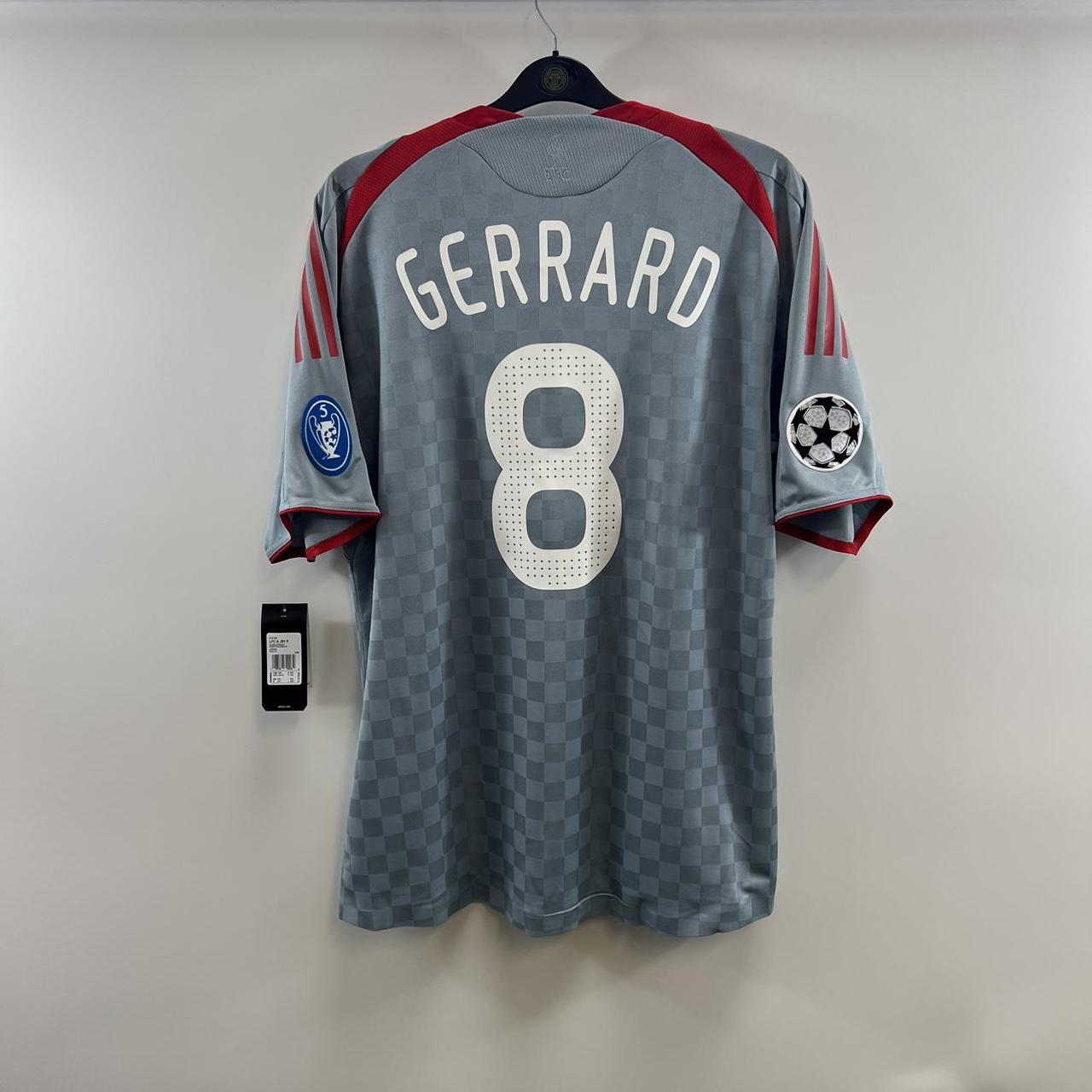 BNWT Liverpool Player Issue Gerrard 8 Away Football... - Depop