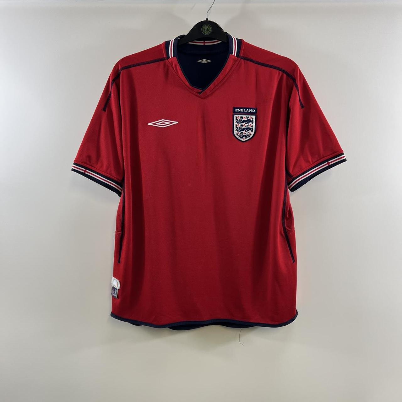 England Away Football Shirt 2002/04 Adults Medium... - Depop