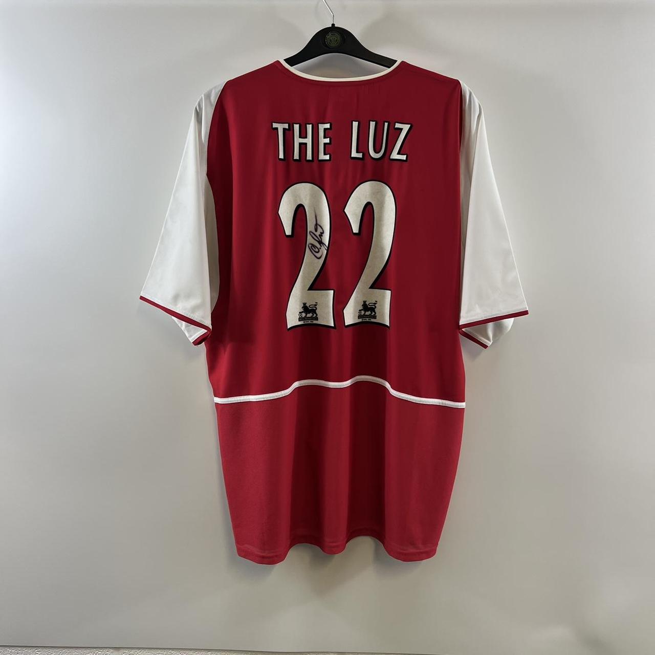 Arsenal Oleg Luzhny 22 Signed Home Football Shirt... - Depop