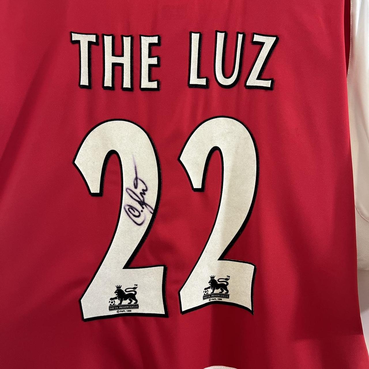 Arsenal Oleg Luzhny 22 Signed Home Football Shirt... - Depop