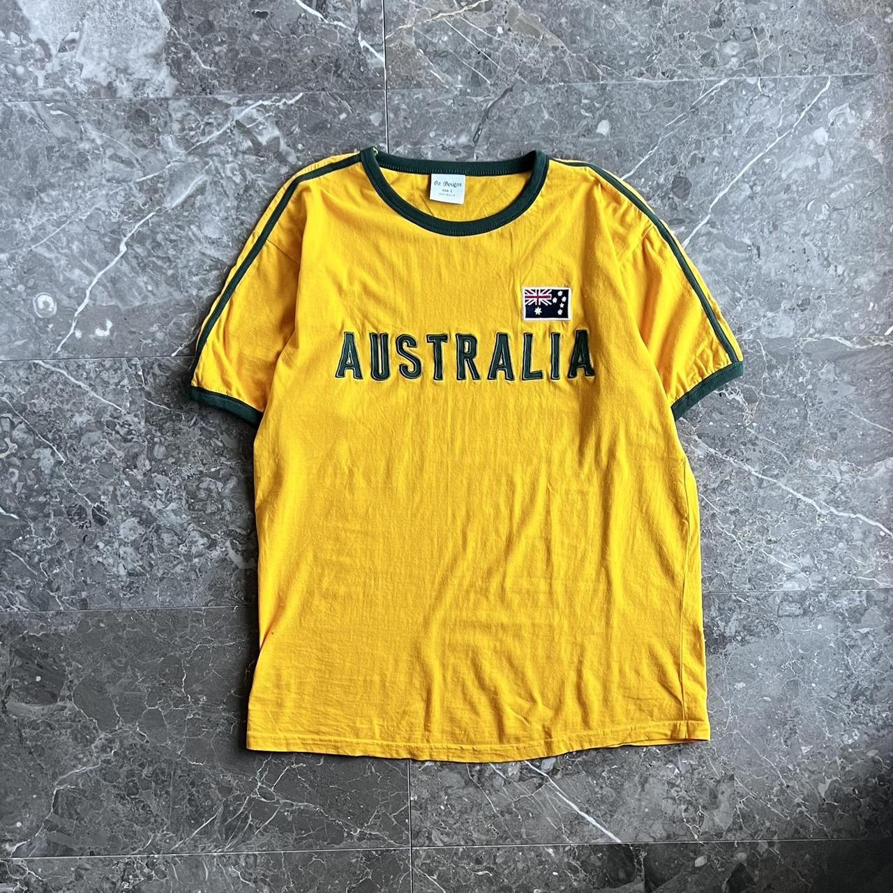 Aussie ringer T Model measurements to help with... - Depop