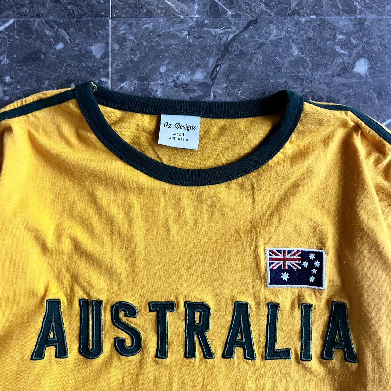 Aussie ringer T Model measurements to help with... - Depop