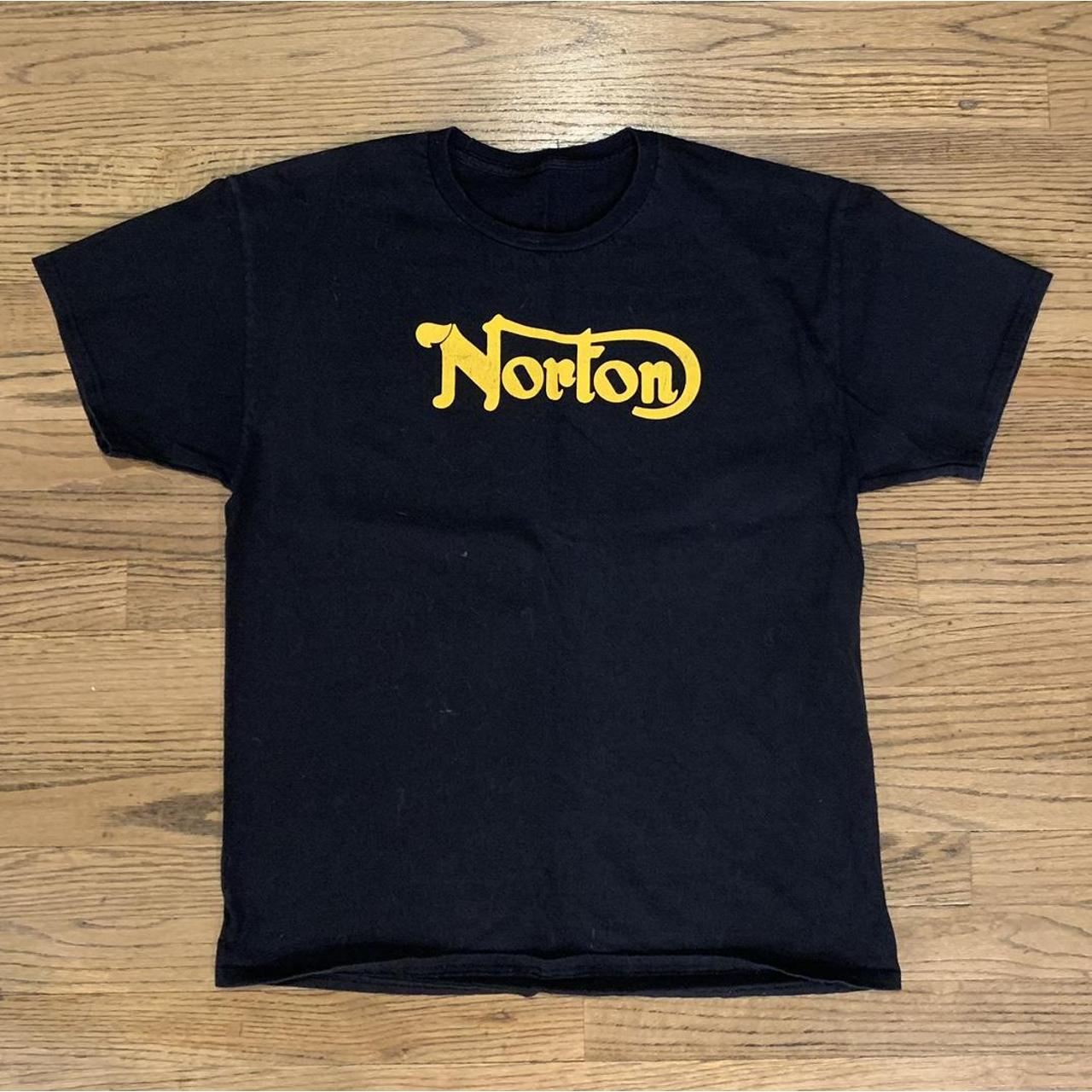 Black Norton tee No size tag but fits like a... - Depop