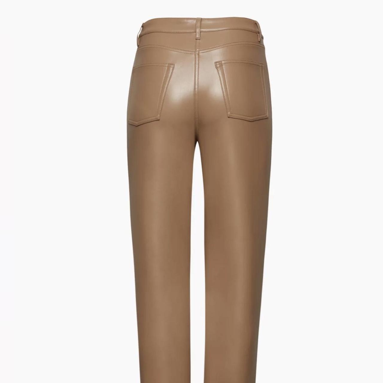 ARITZIA THE MELINA PANT LEATHER PANTS SIZE 0 Pocket... - Depop