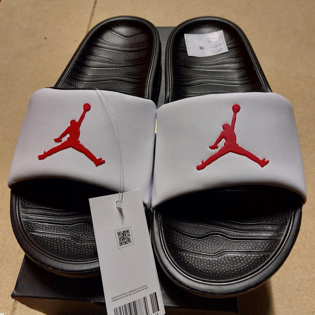 Nike jordan break slide white mens flip flops BRAND... - Depop