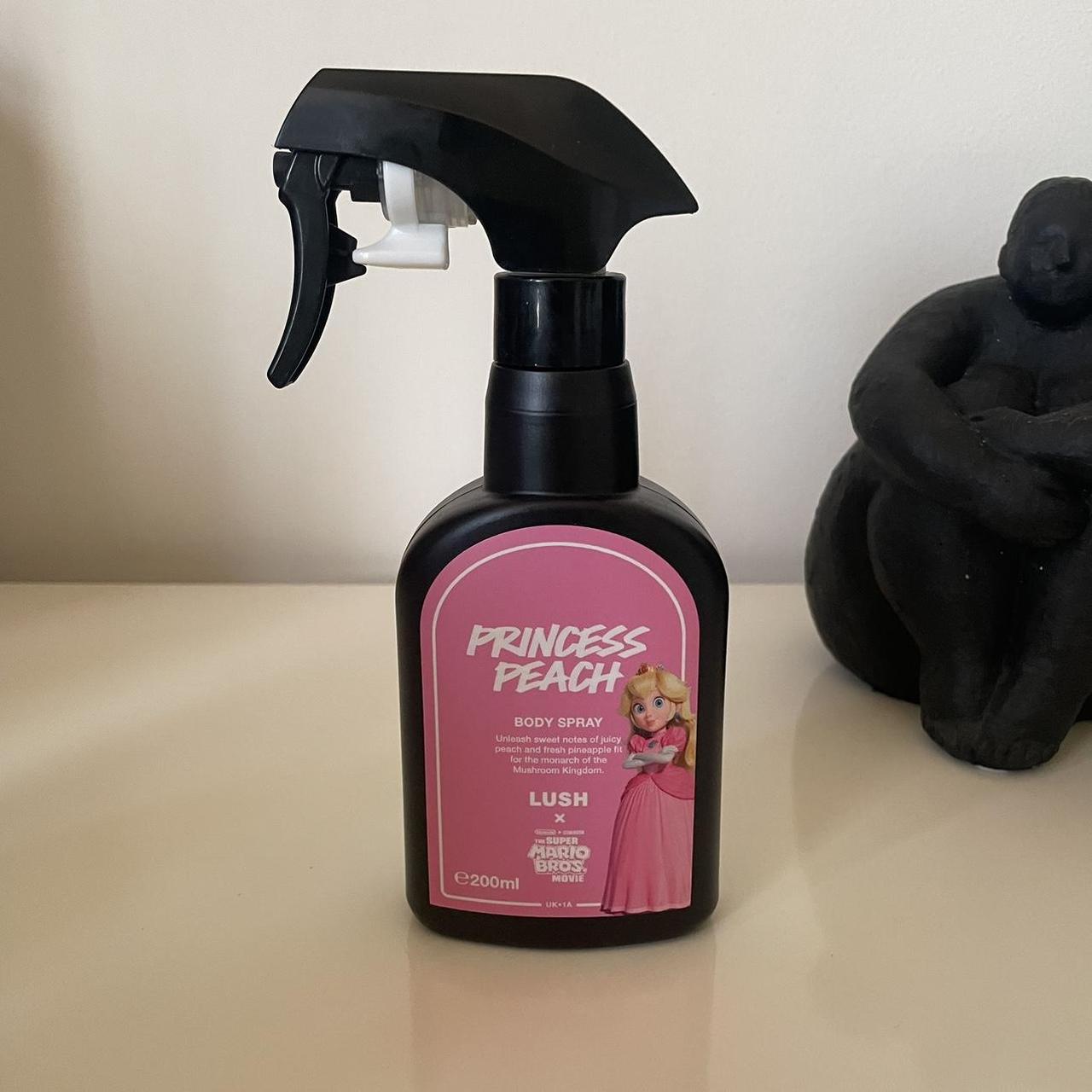 Princess peach spray Lush x super Mario bro... - Depop