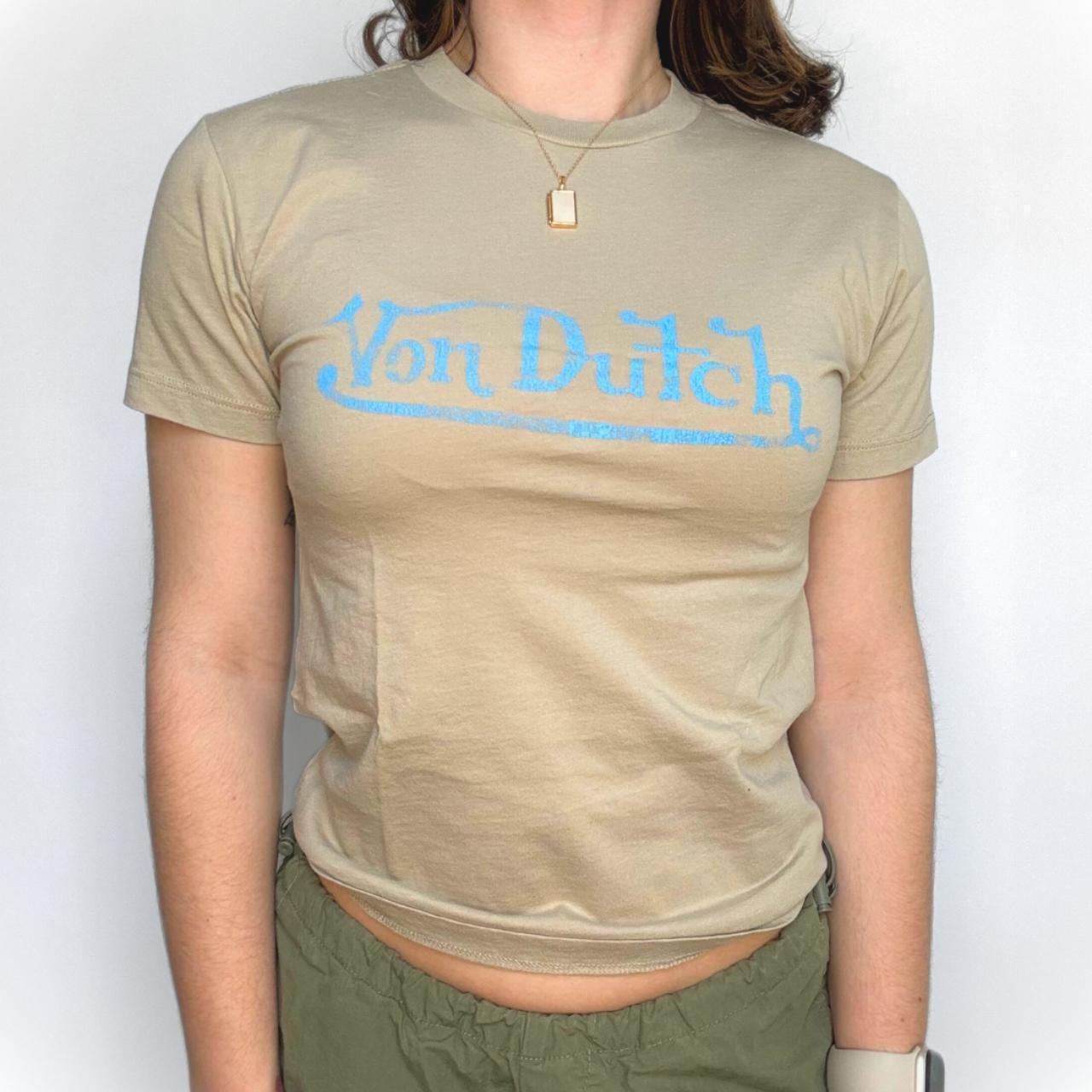 Vintage Von Dutch - Graphic Tee. Size Small, in... - Depop