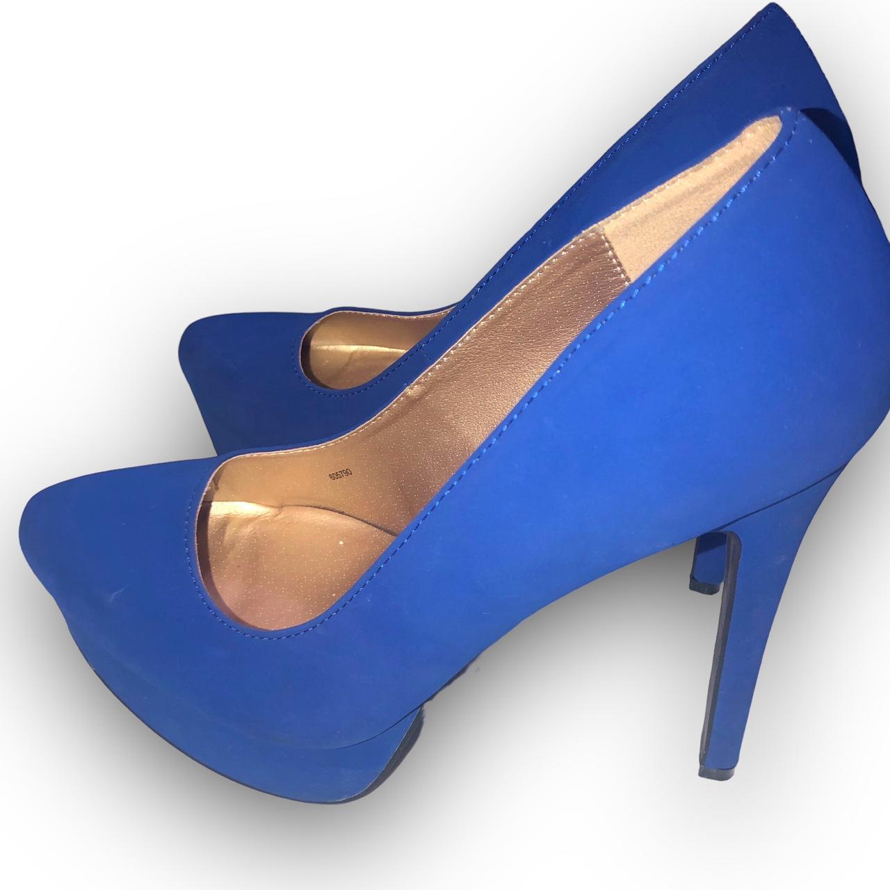 Charlotte Russe Women's Blue Courts | Depop