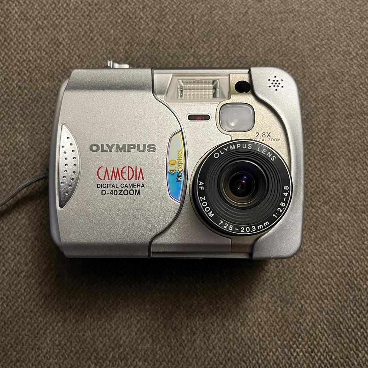 Olympus Grey and Silver Cameras-and-accessories | Depop