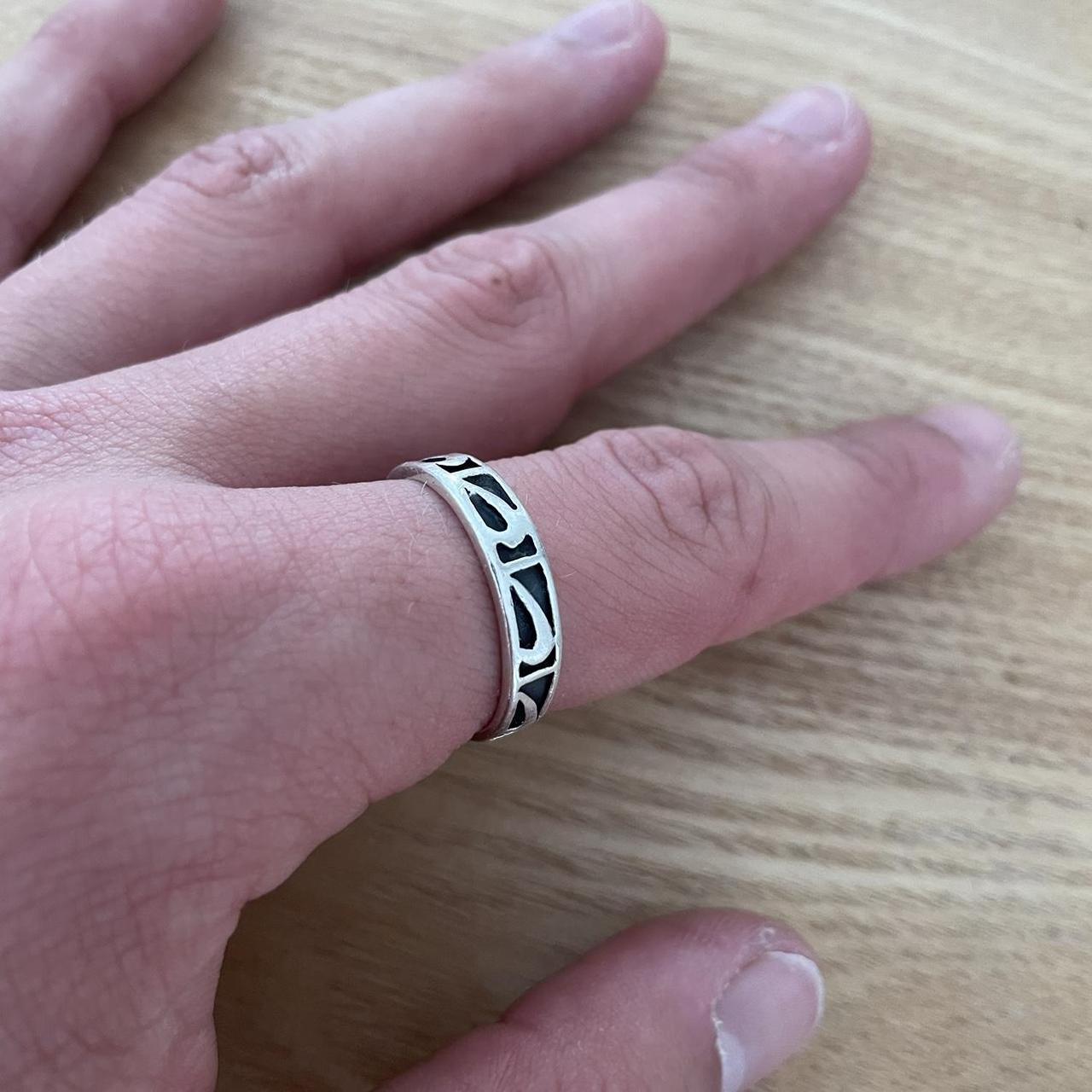 Nike silver ring 925, have worn this for the last 5... - Depop