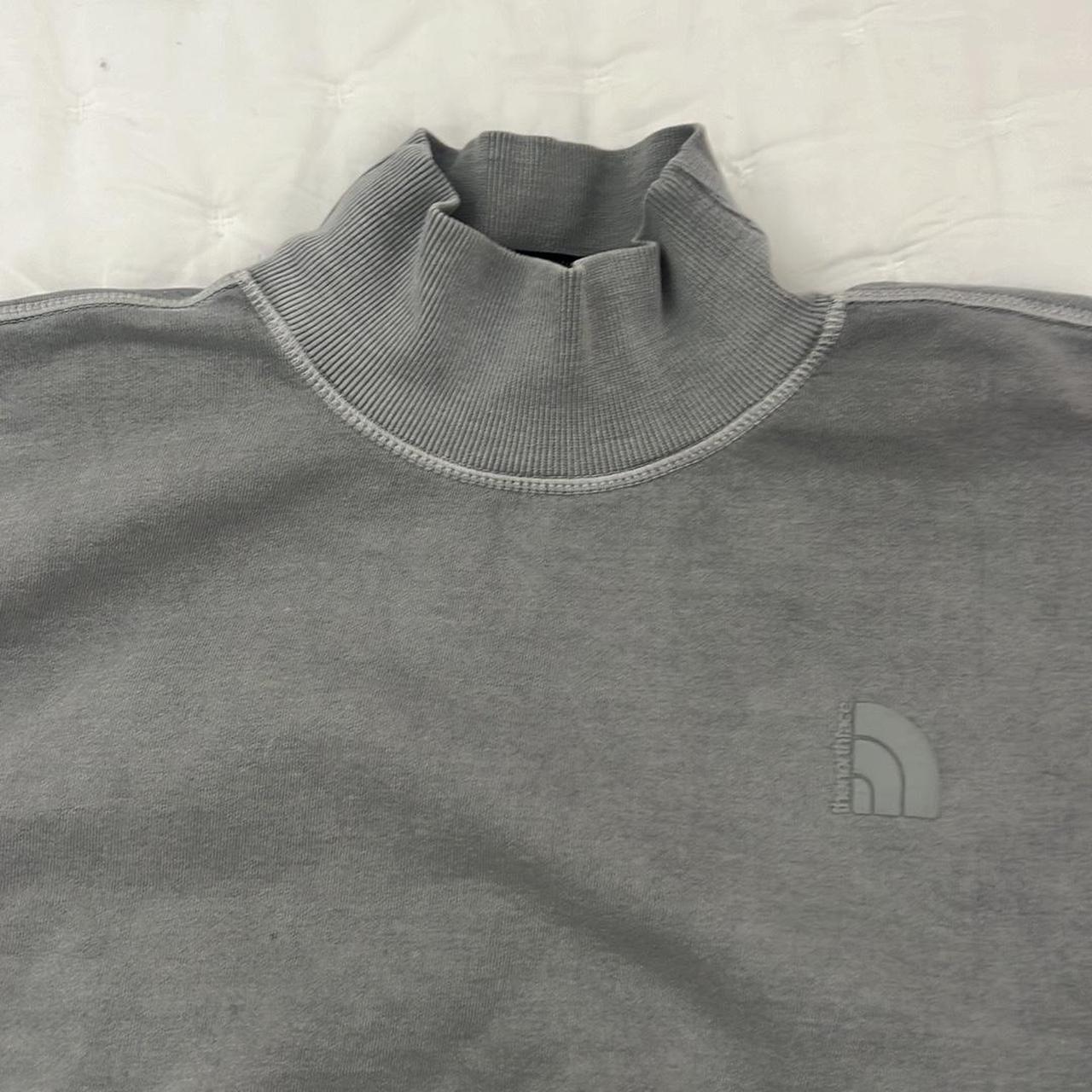 The North Face Cropped Turtleneck Sweatshirt - Size XL - Depop