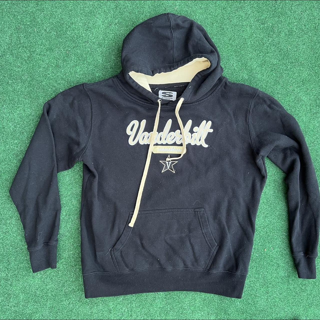 Vanderbilt Commodores Hoodie Sweatshirt Sz L - Depop