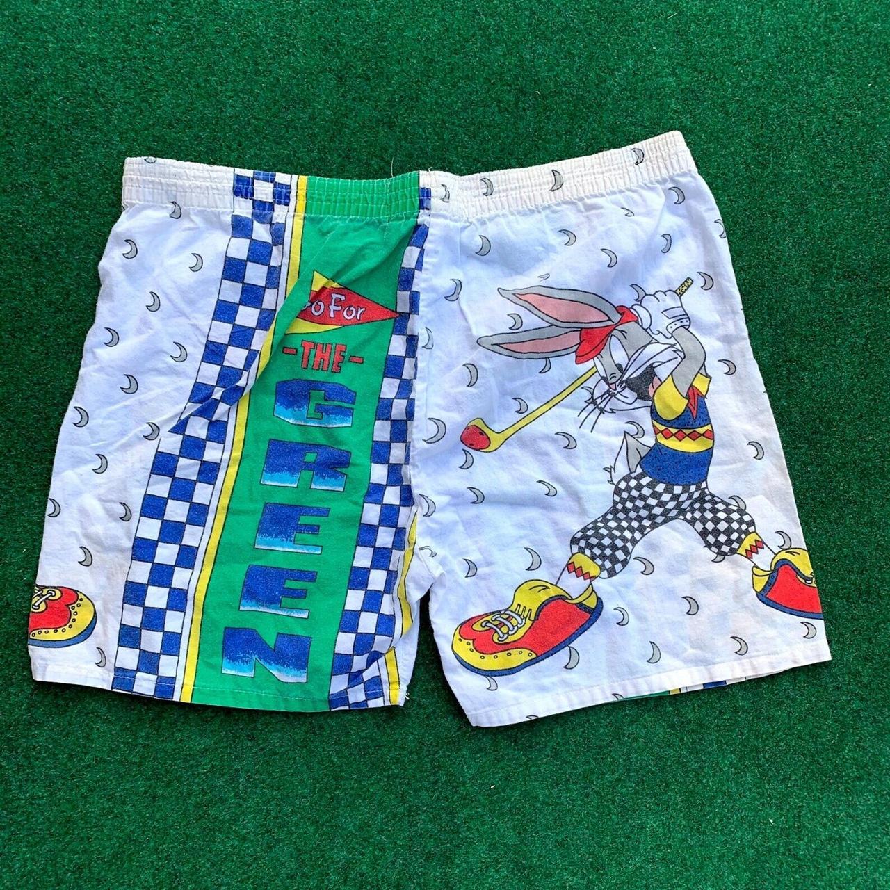 Bugs Bunny Looney Tunes Vintage 1993 Y2K Boxer Shorts - Depop