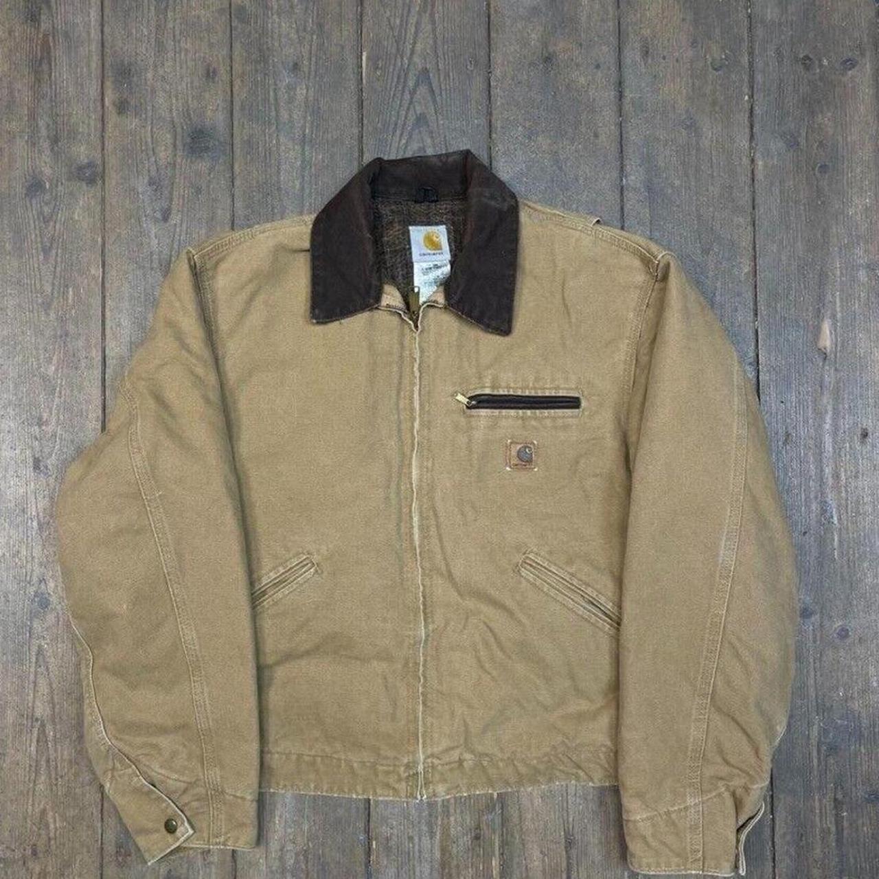 Carhartt Detroit Jacket Blanket Lined Full-zip... - Depop