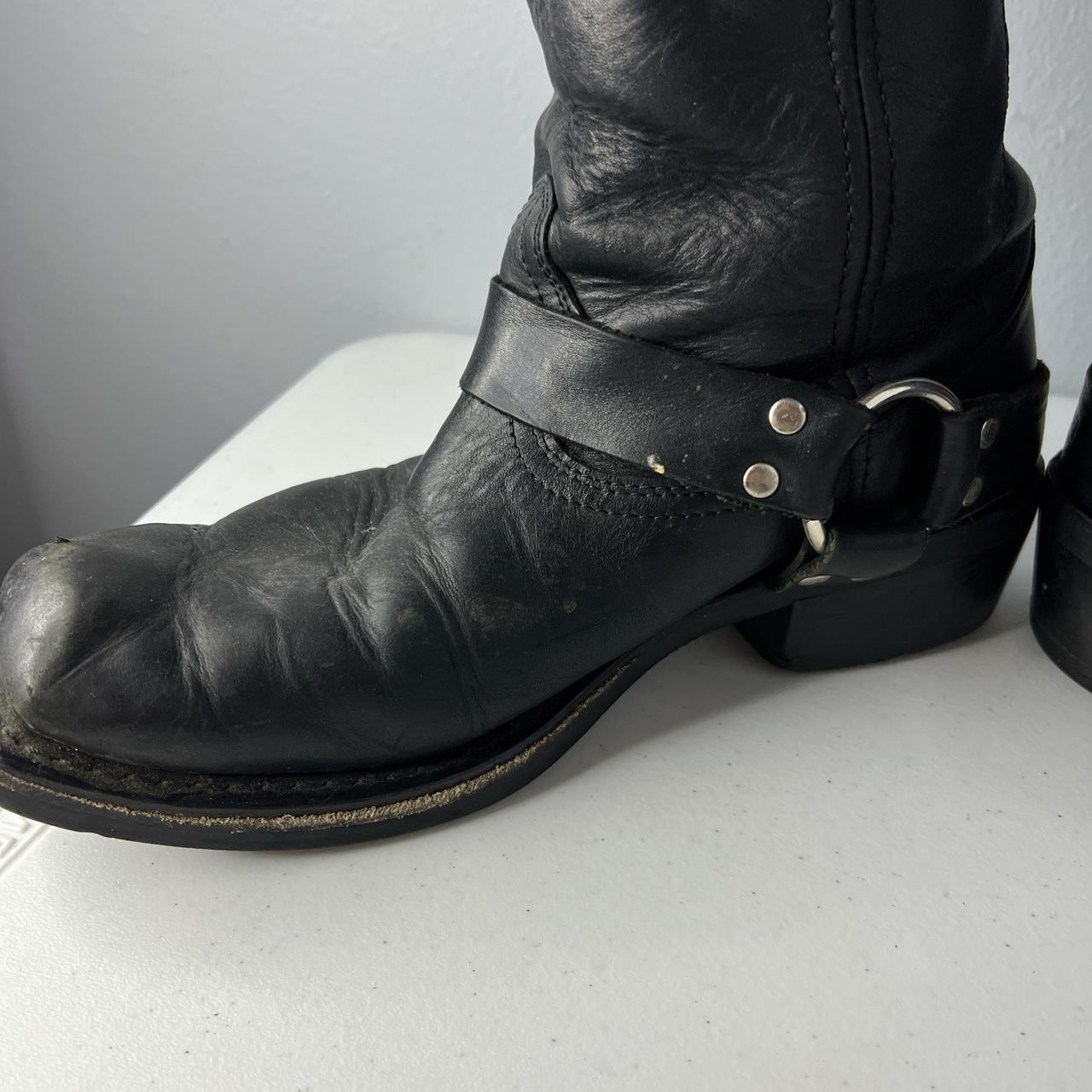 DURANGO 11” harness boot USA 8.5EEE Biker rocker... - Depop