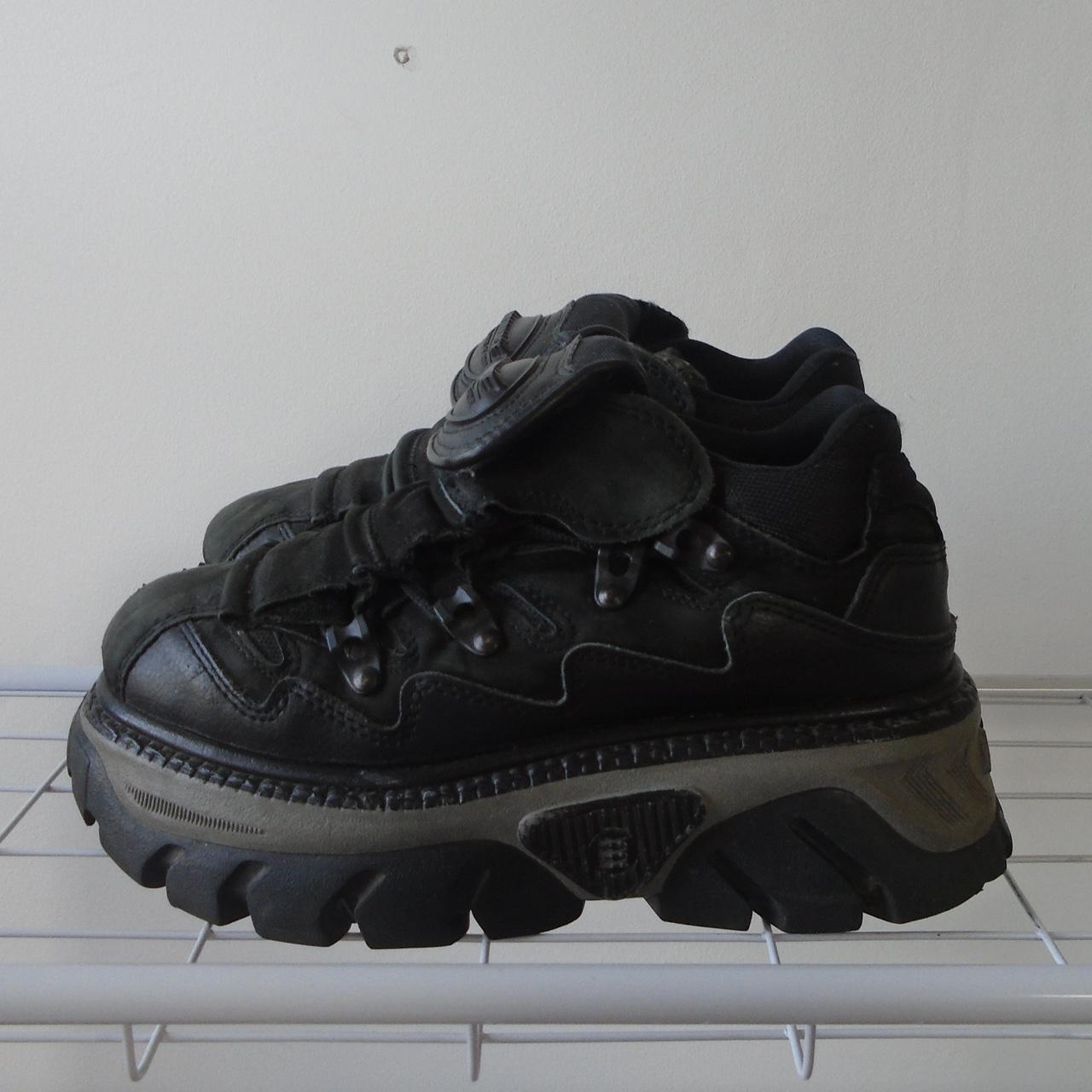 Vintage 90s platform Gordon Jack shoe/boots in full... - Depop