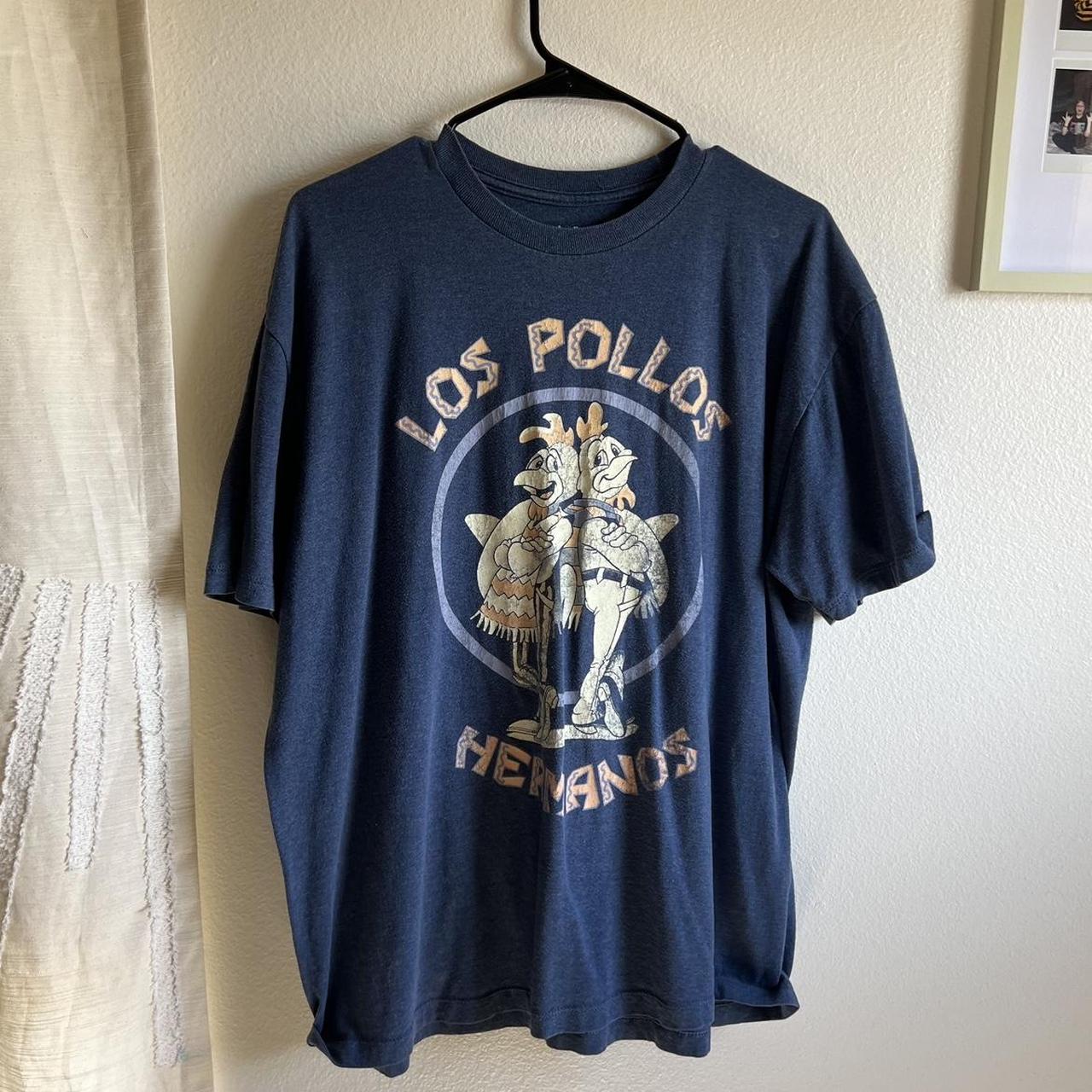 breaking bad los pollos hermanos tee well loved and... - Depop