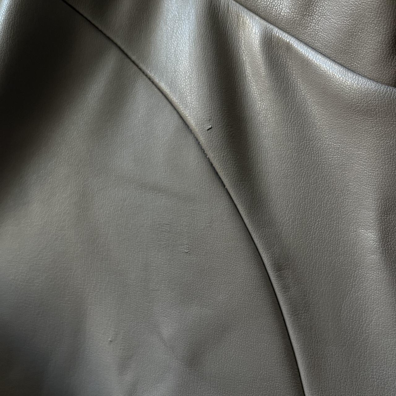 ** SLATE GREY SKIMS PLEATHER PANTS** Never... - Depop