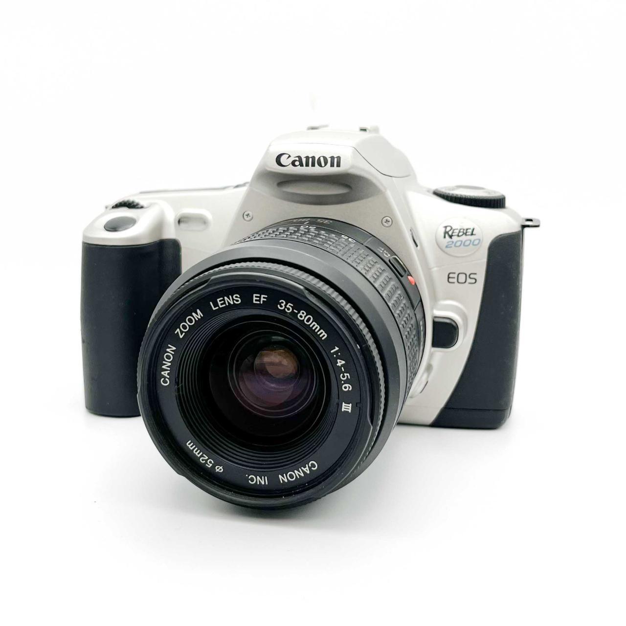 Canon Rebel 2000 SLR 35mm Film Camera w/ 35-80mm... - Depop