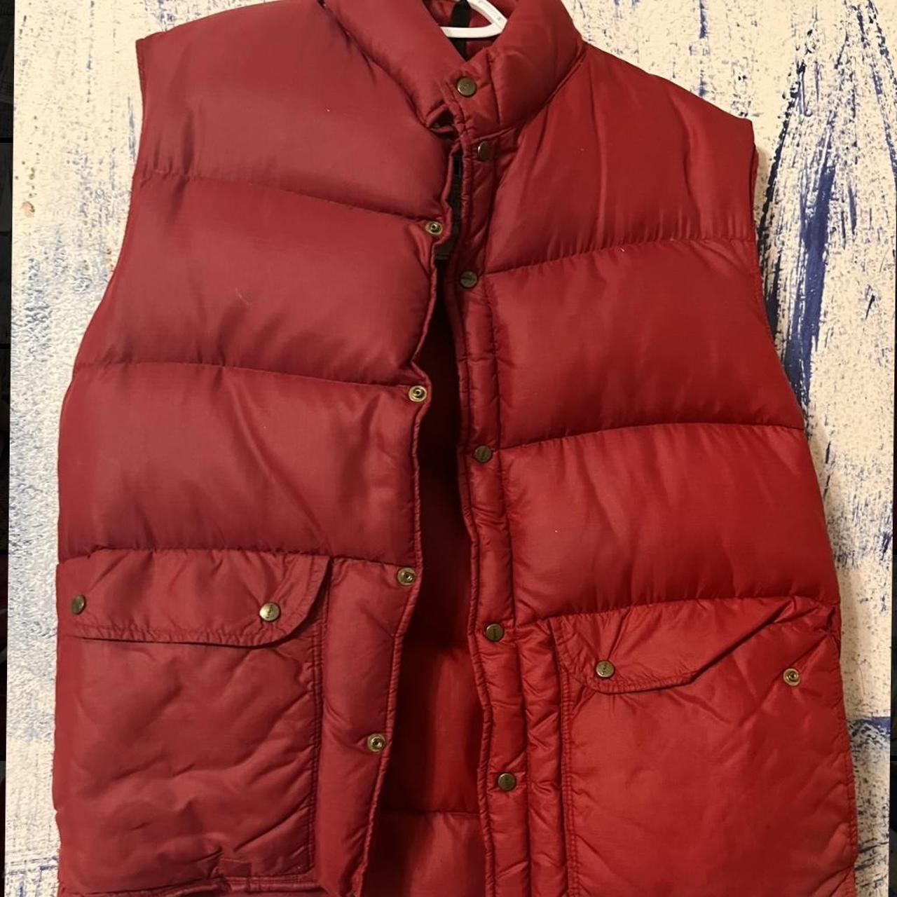 Men's Red Gilet | Depop