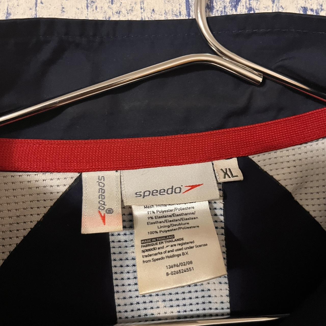 Y2k USA swim team Speedo jacket Condition is... - Depop