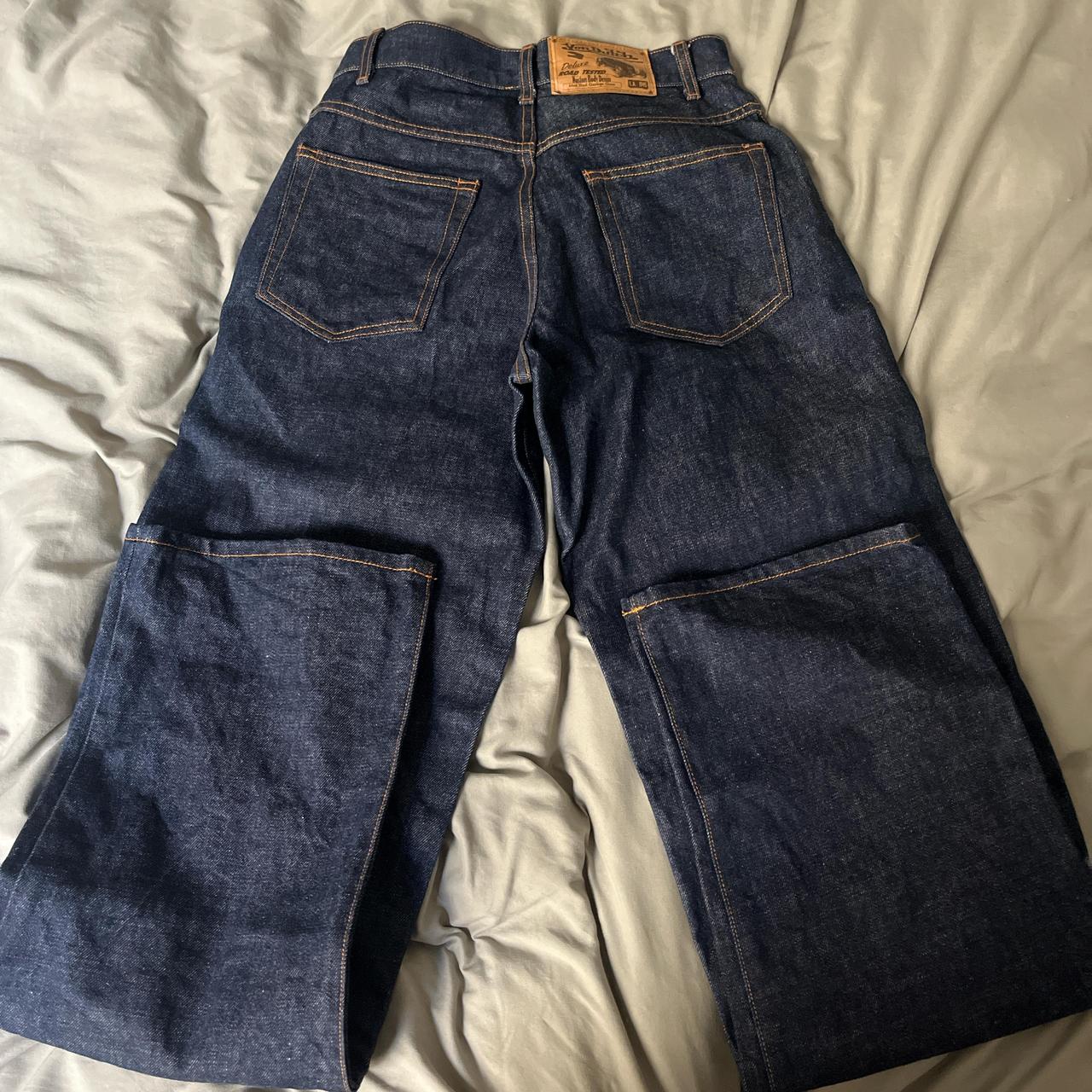 Von Dutch Indigo wide leg baggy jeans labeled size... | Depop