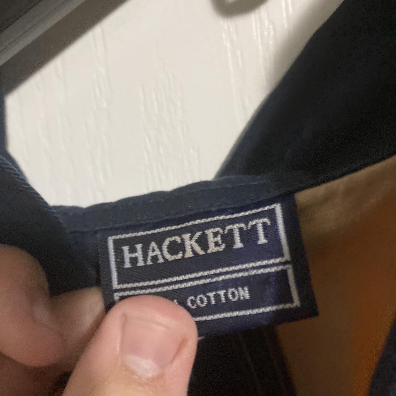 Hackett button up shirt size large has a stain on... - Depop