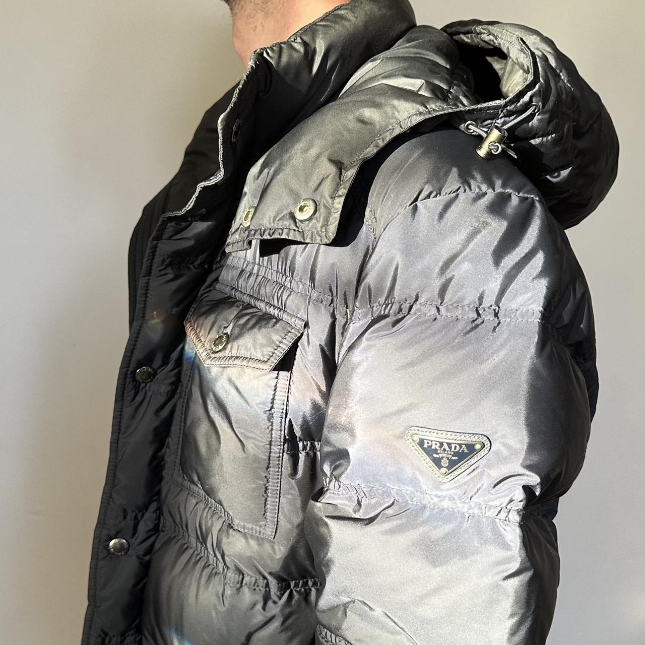 Dark Navy Blue Prada Jacket. RRP 720 - Depop