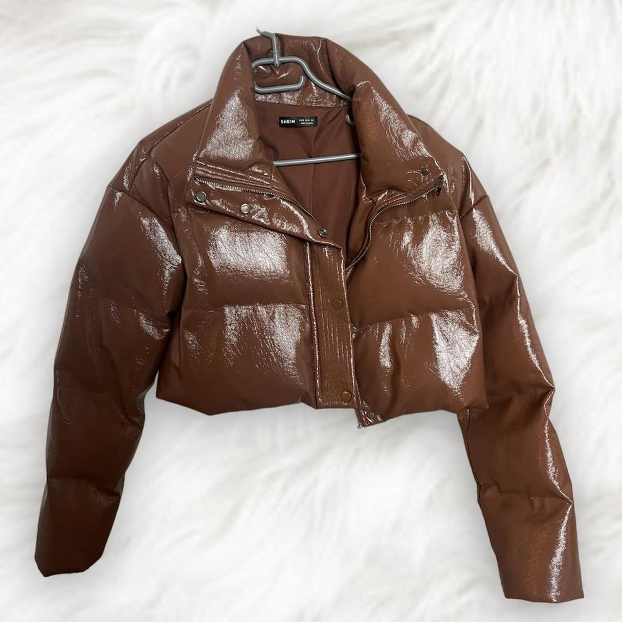 SHEIN Women's Brown Coat | Depop
