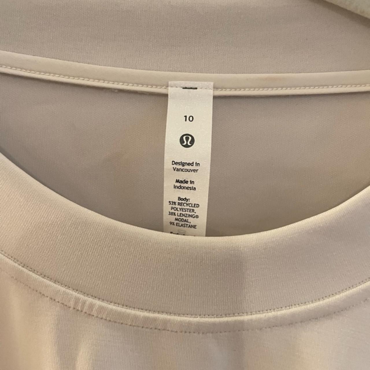 Lululemon Women's White and Cream Sweatshirt | Depop