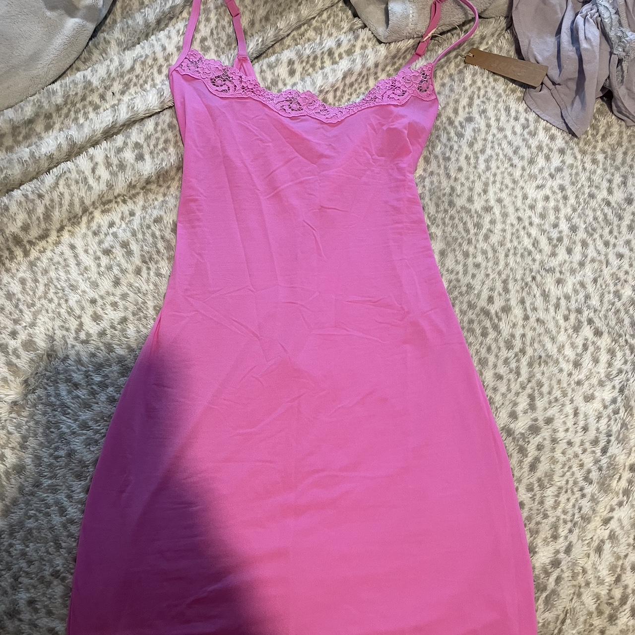 skims new with tags fits everybody lace slip dress... - Depop