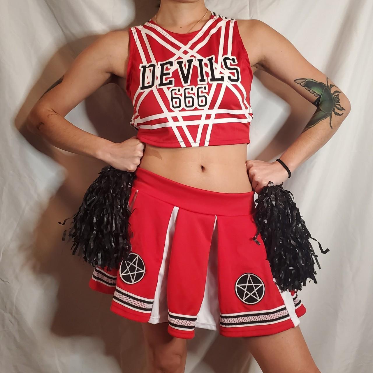 Dolls Kill Trickz N' Treatz Satan's Cheerleader... - Depop