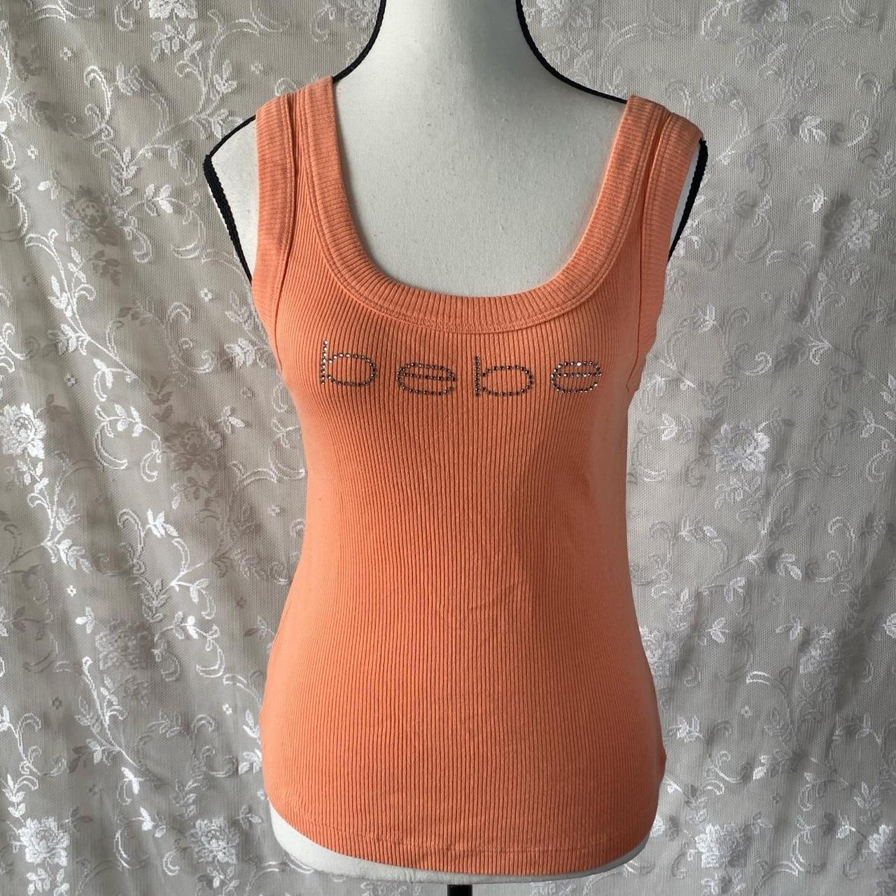 iconic y2k bedazzled bebe tank top the PERFECT... - Depop
