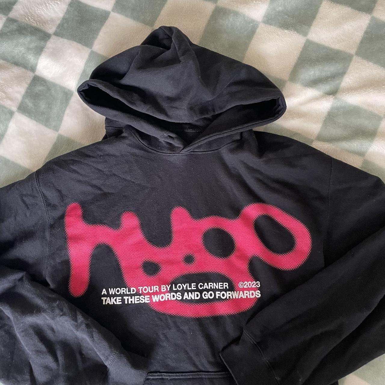 Loyle Carner Hugo World Tour Hoodie Official Tour... - Depop