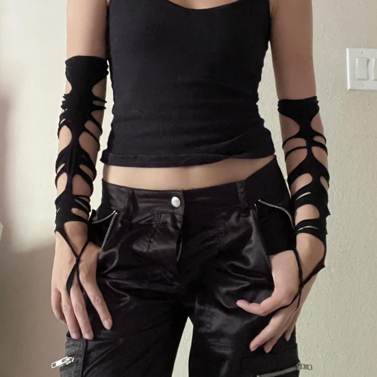 Grunge arm sleeves Super dope black grunge / goth... - Depop