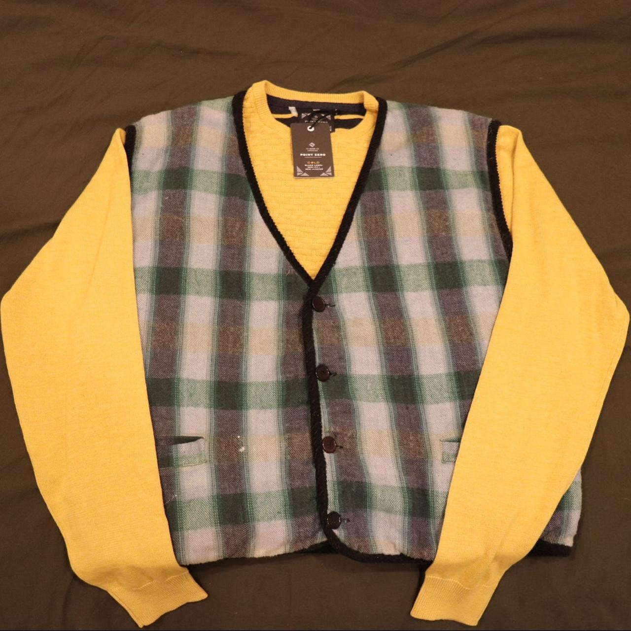 Yellow y2k long sleeve // perfect layering piece //... - Depop