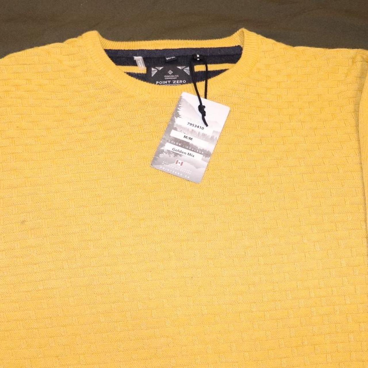 Yellow y2k long sleeve // perfect layering piece //... - Depop